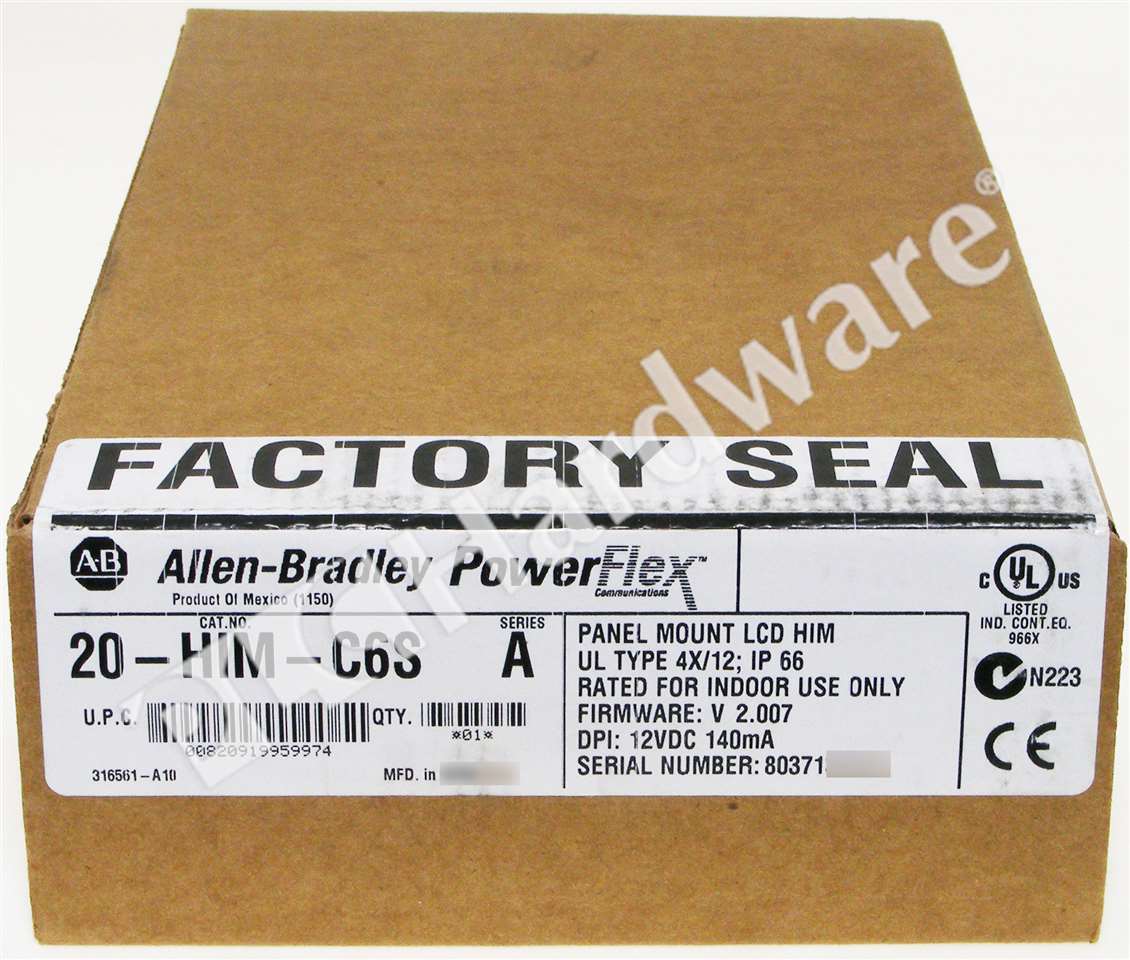 PLC Hardware - Allen Bradley 20-HIM-C6S Series A, Surplus Sealed Pre-owned
