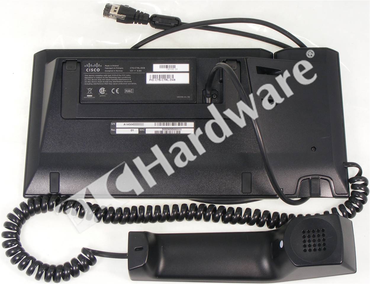 PLC Hardware: Cisco CTS-CTRL-DV8 TelePresence 8-inch Touch Device for EX