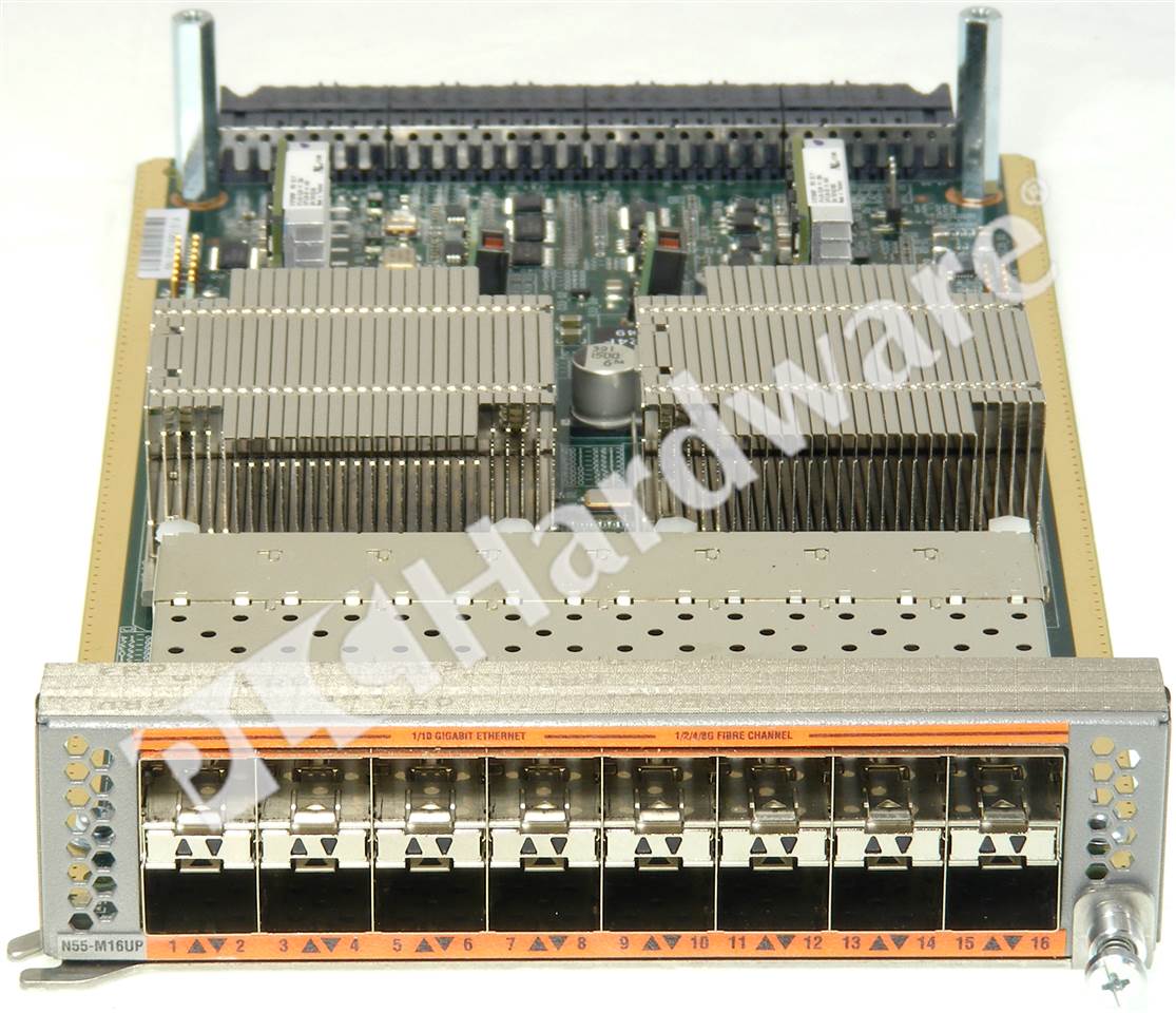 PLC Hardware: Cisco N55-M16UP Nexus 5500 16-port FC & Ethernet GE Module