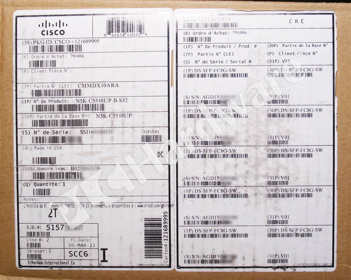 PLC Hardware: Cisco N5K-C5548UP-B-S32 Nexus 5548 Storage Switch, 32 ...