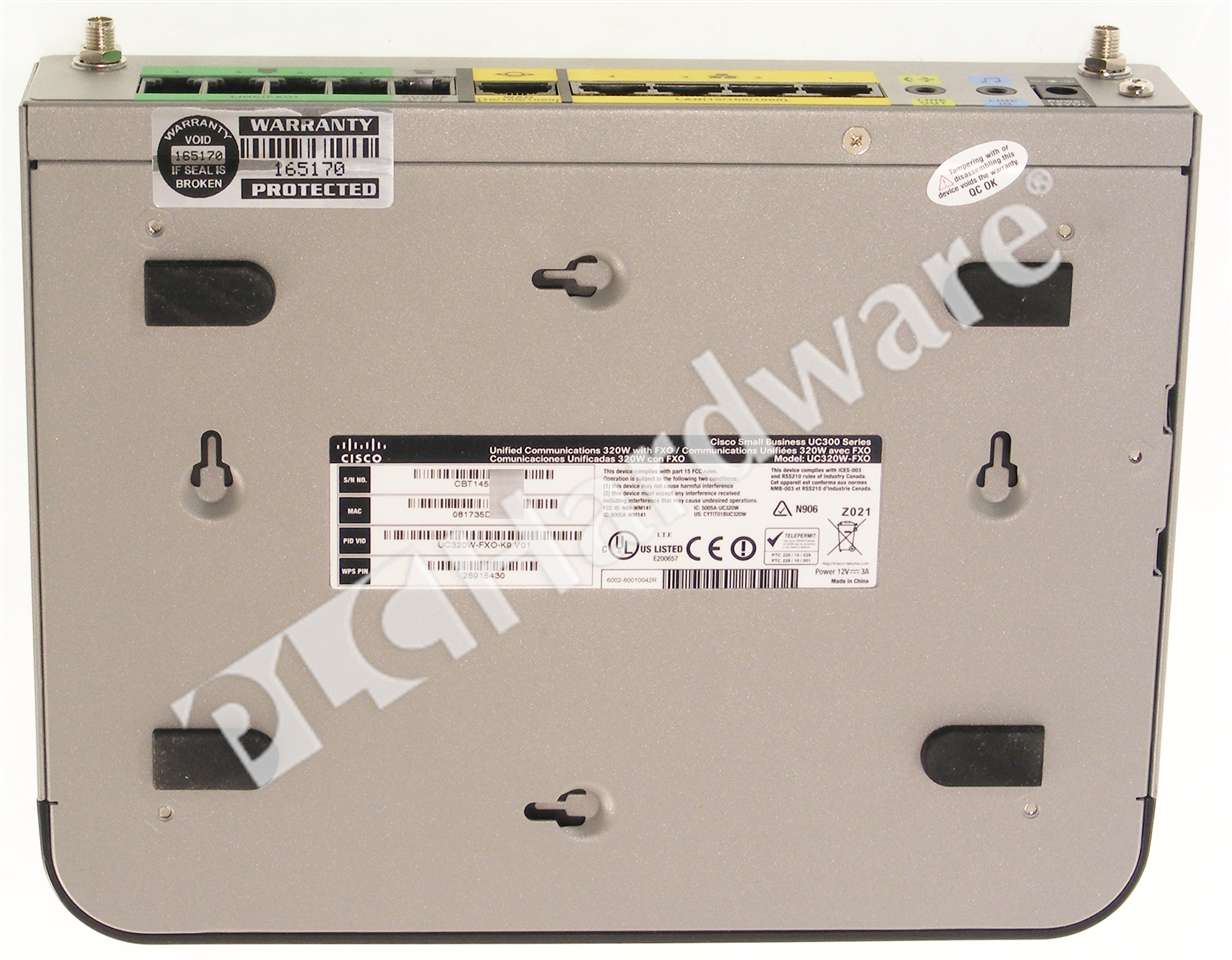 PLC Hardware - Cisco UC320W-FXO-K9, Used PLCH Packaging