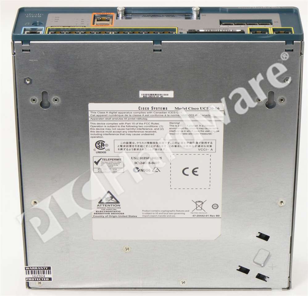 PLC Hardware - Cisco UC520-16U-2BRI-K9, Used PLCH Packaging