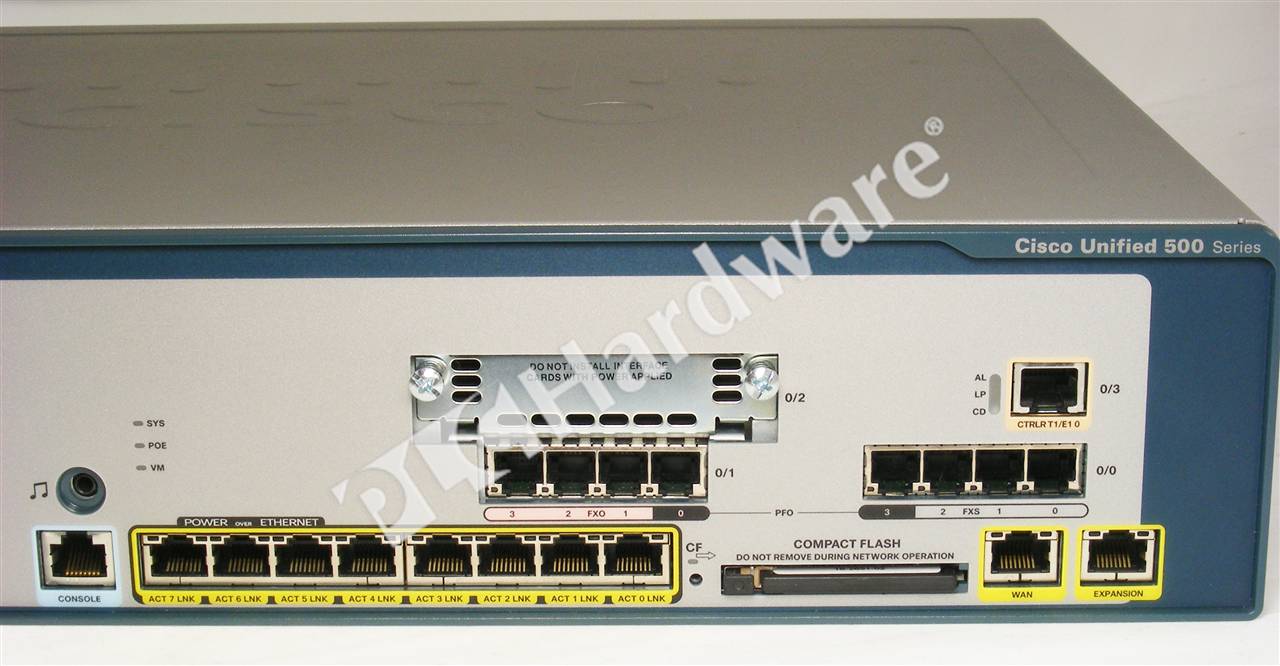 PLC Hardware - Cisco UC520-48U-T/E/F-K9, Used PLCH Packaging