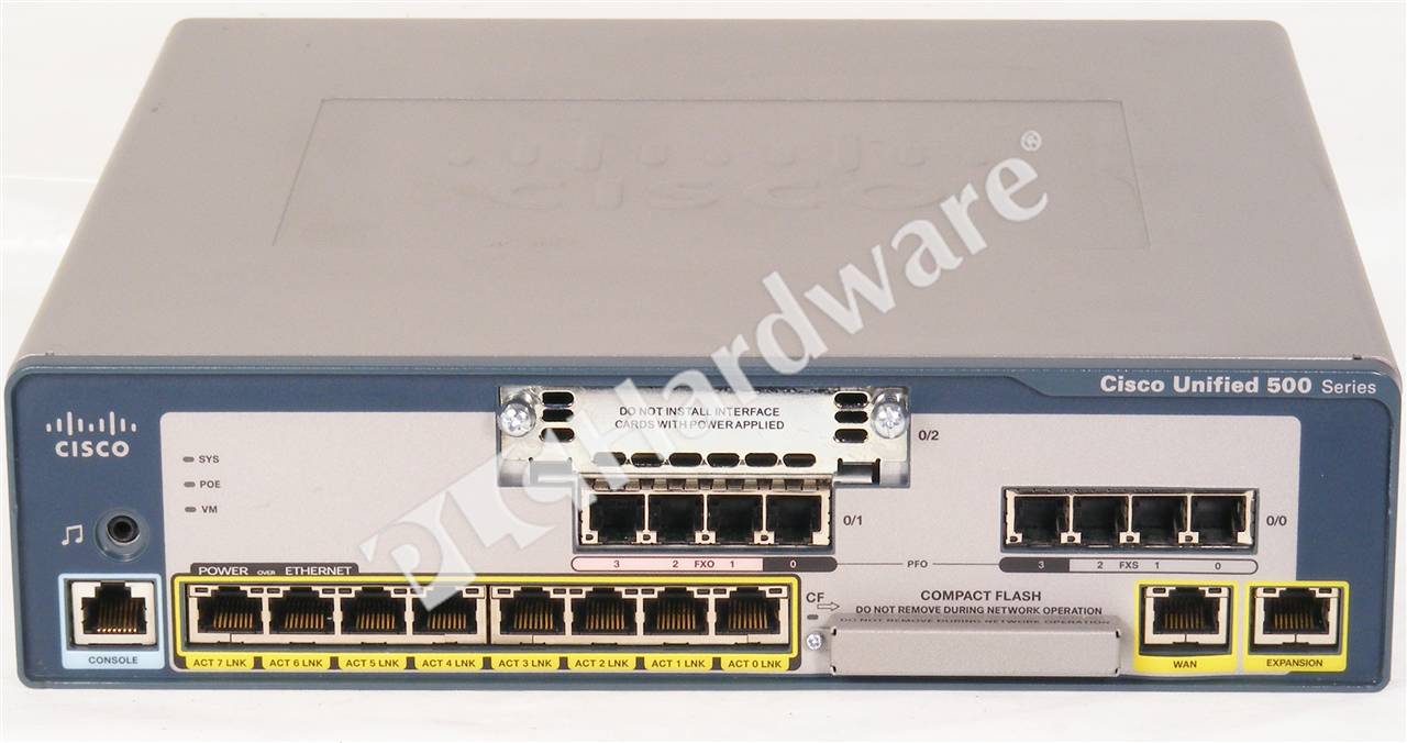 PLC Hardware - Cisco UC520-8U-4FXO-K9, Used PLCH Packaging