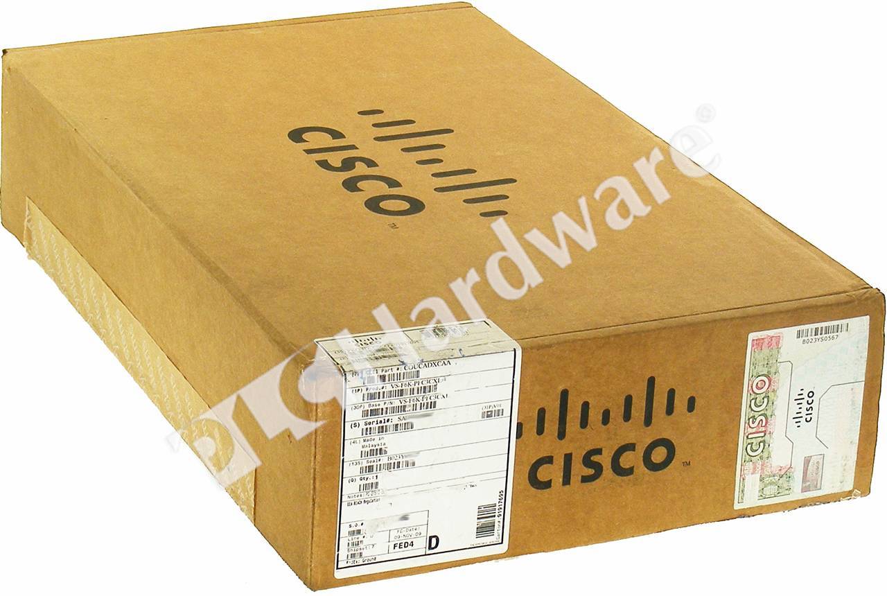 PLC Hardware - Cisco VS-F6K-PFC3CXL=, Surplus Sealed Pre-owned