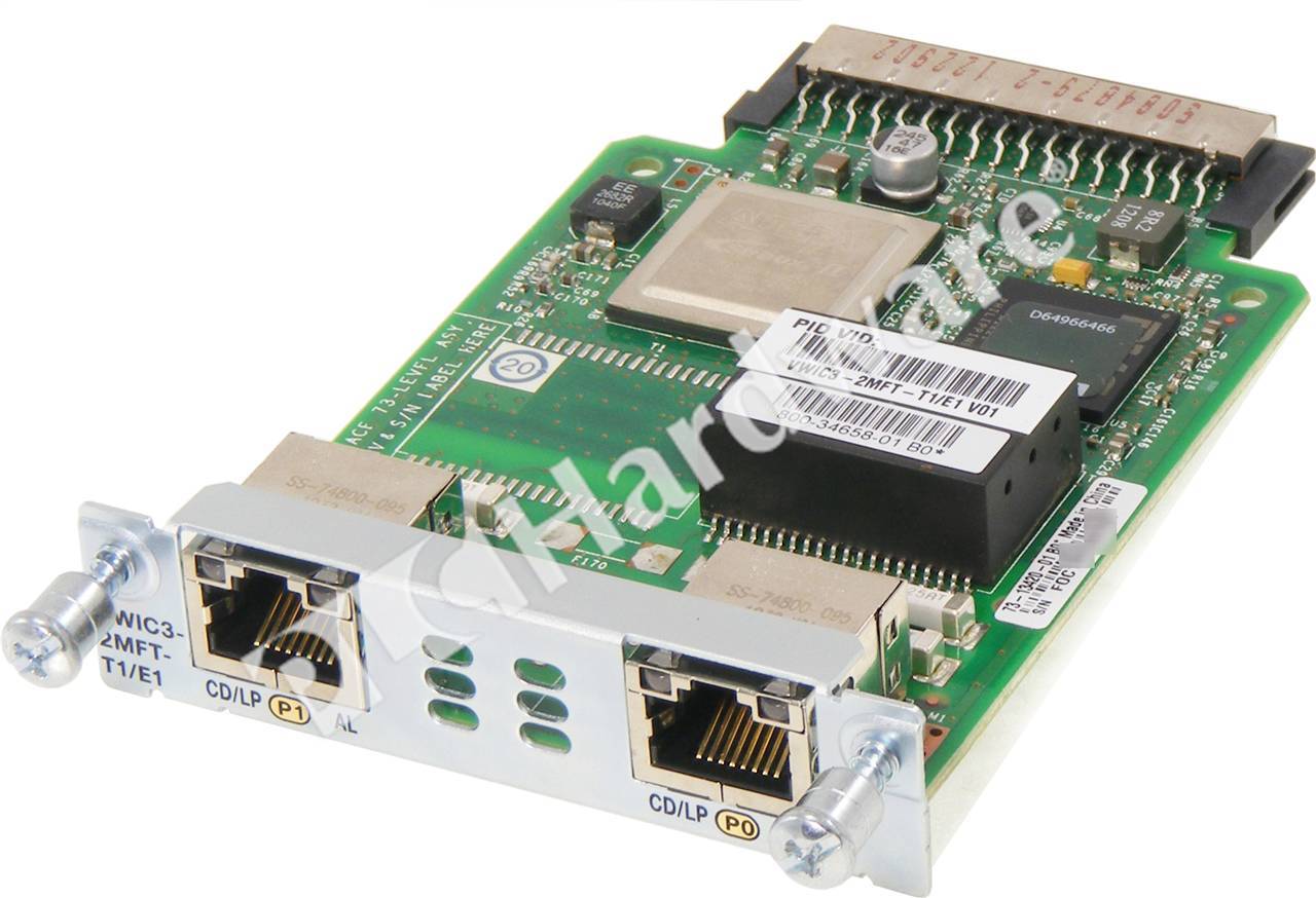 PLC Hardware - Cisco VWIC3-2MFT-T1/E1=, Surplus Sealed Pre-owned