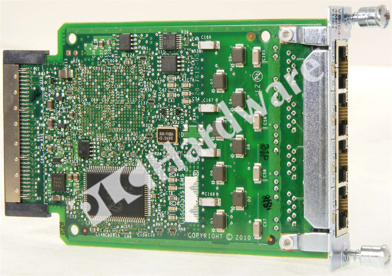 PLC Hardware: Cisco VWIC3-4MFT-T1/E1 4-Port T1/E1 Multiflex Voice/WAN Card