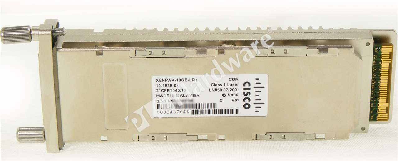 PLC Hardware: Cisco XENPAK-10GB-LR+ 10GBASE-LR Transceiver Module SMF w/DOM