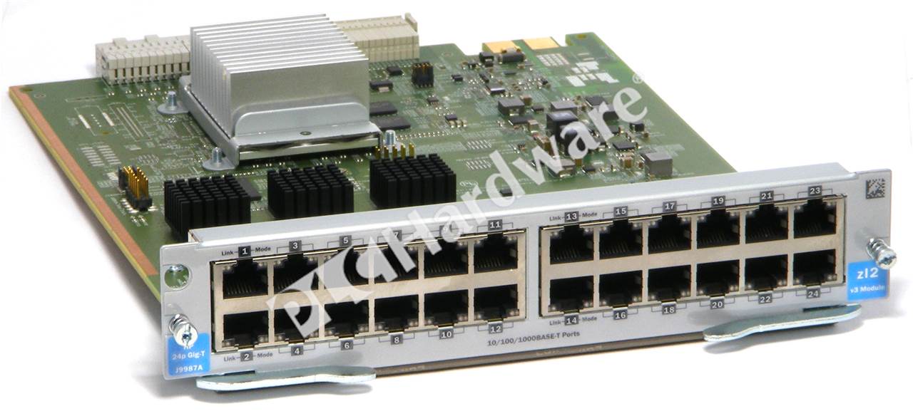 PLC Hardware HP Aruba J9987A 5400R Zl Switch Expansion Module 24 P GbE T PLC Hardware HP Aruba J9987A 5400R Zl Switch Expansion Module 24 P GbE T