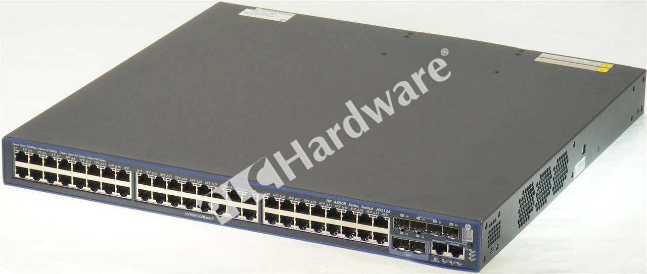 PLC Hardware: HP ProCurve JG312A 5500-48G-4SFP HI Switch 48-GE, 4-SFP ...