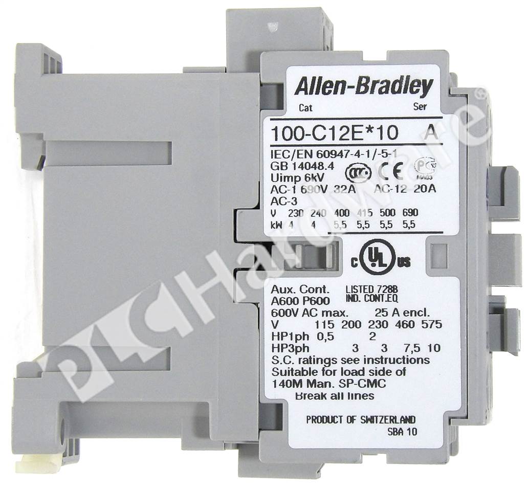PLC Hardware - Allen Bradley 100-C12EJ10 Series A, Surplus Open Pre-owned