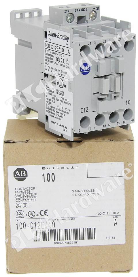 PLC Hardware - Allen Bradley 100-C12EJ10 Series A, Surplus Open Pre-owned