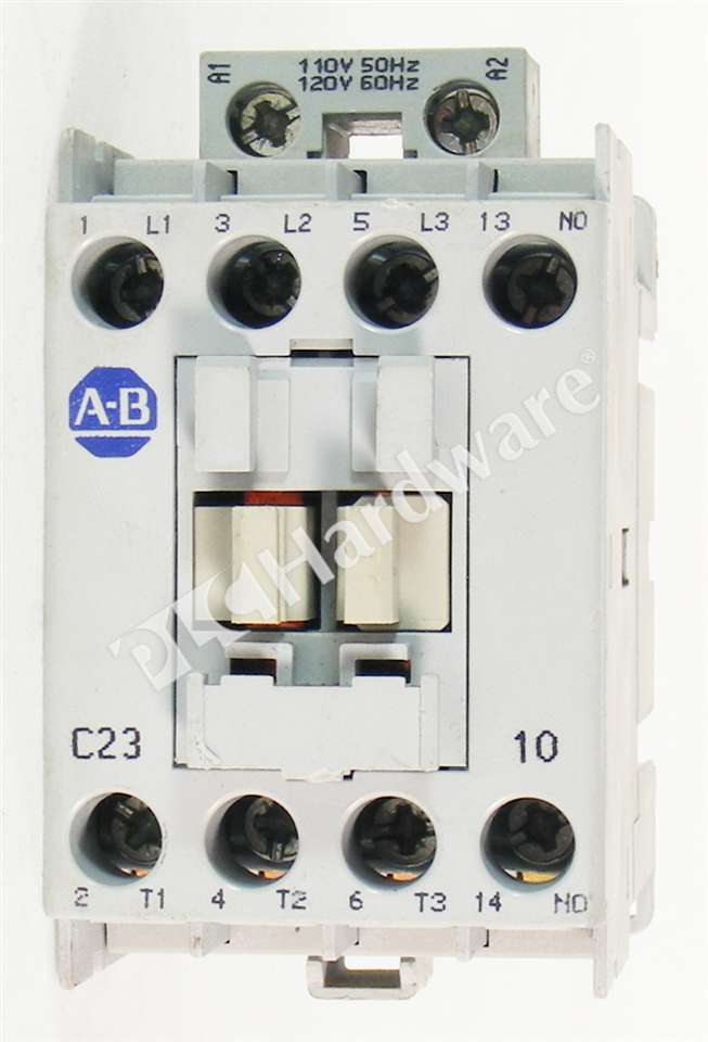 PLC Hardware: Allen-Bradley 100-C23D10 MCS-C Contactor, IEC, 23A, 600V Max