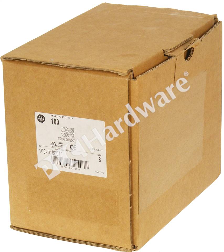 PLC Hardware: Allen-Bradley 100-D180D11 MCS Contactor 100-D IEC 180A ...