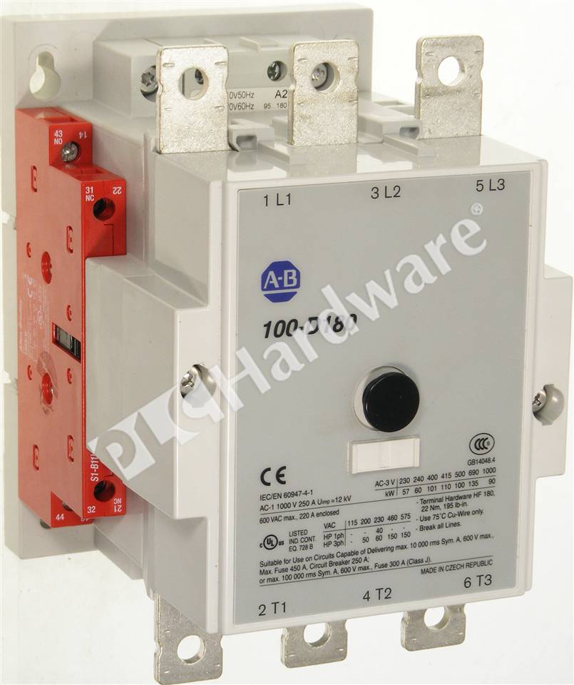 PLC Hardware: Allen-Bradley 100-D180D11 MCS Contactor 100-D IEC 180A ...
