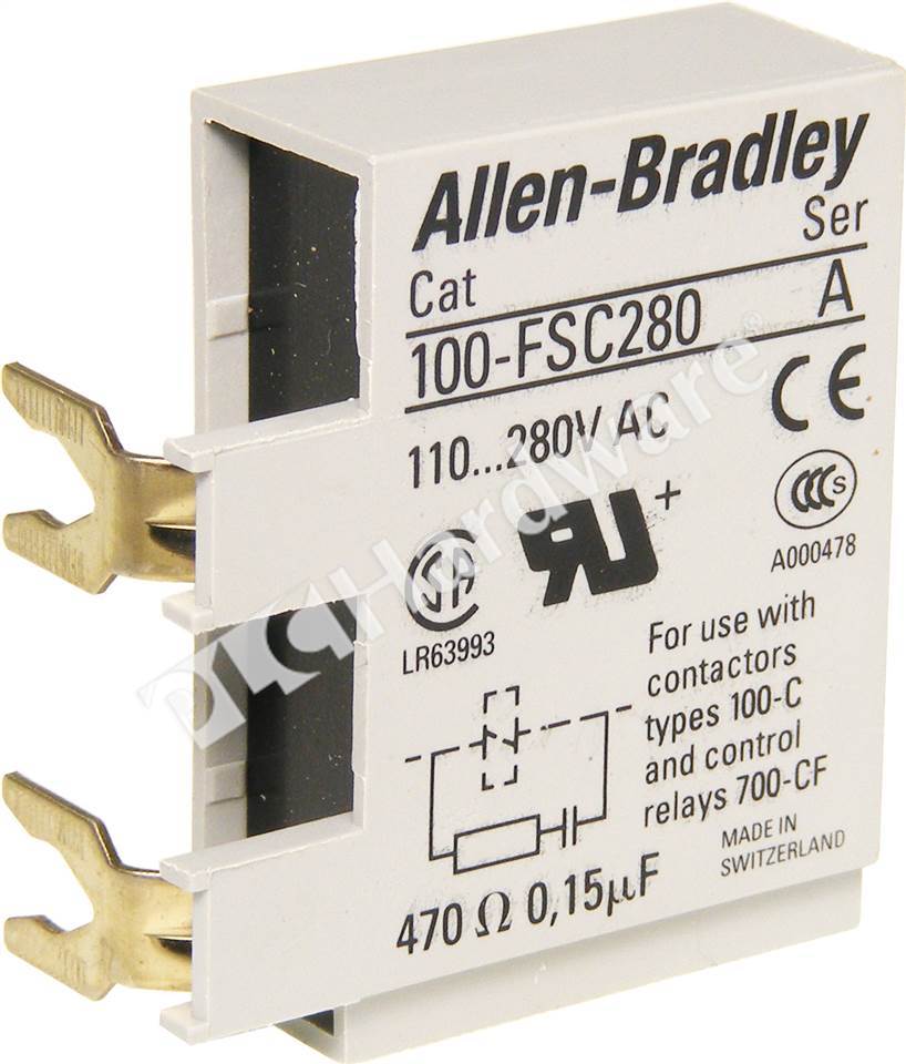 PLC Hardware: Allen-Bradley 100-FSC280 Surge Suppressor, RC Module, 110 ...
