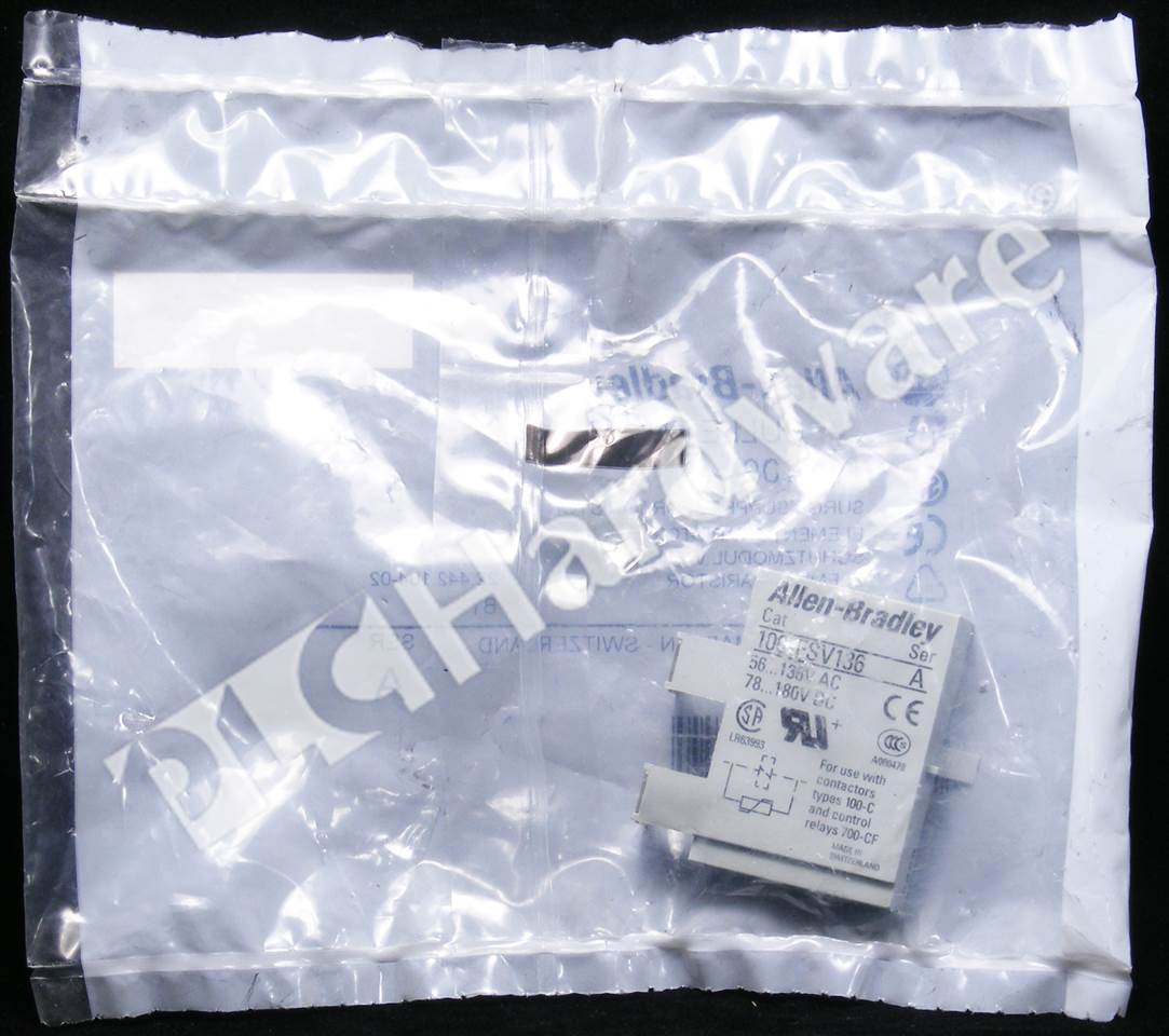PLC Hardware - Allen Bradley 100-FSV136 Series A, Surplus Sealed Pre-owned
