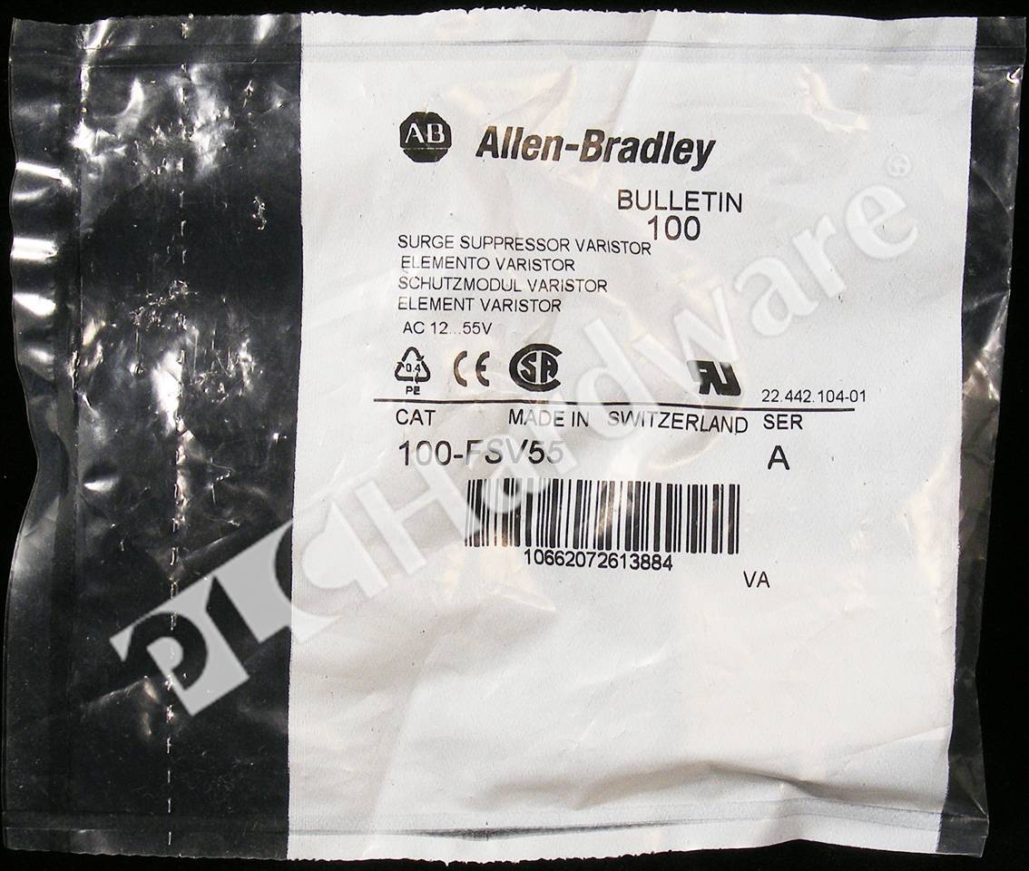 PLC Hardware: Allen-Bradley 100-FSV55 Surge Suppressor, Varistor Module