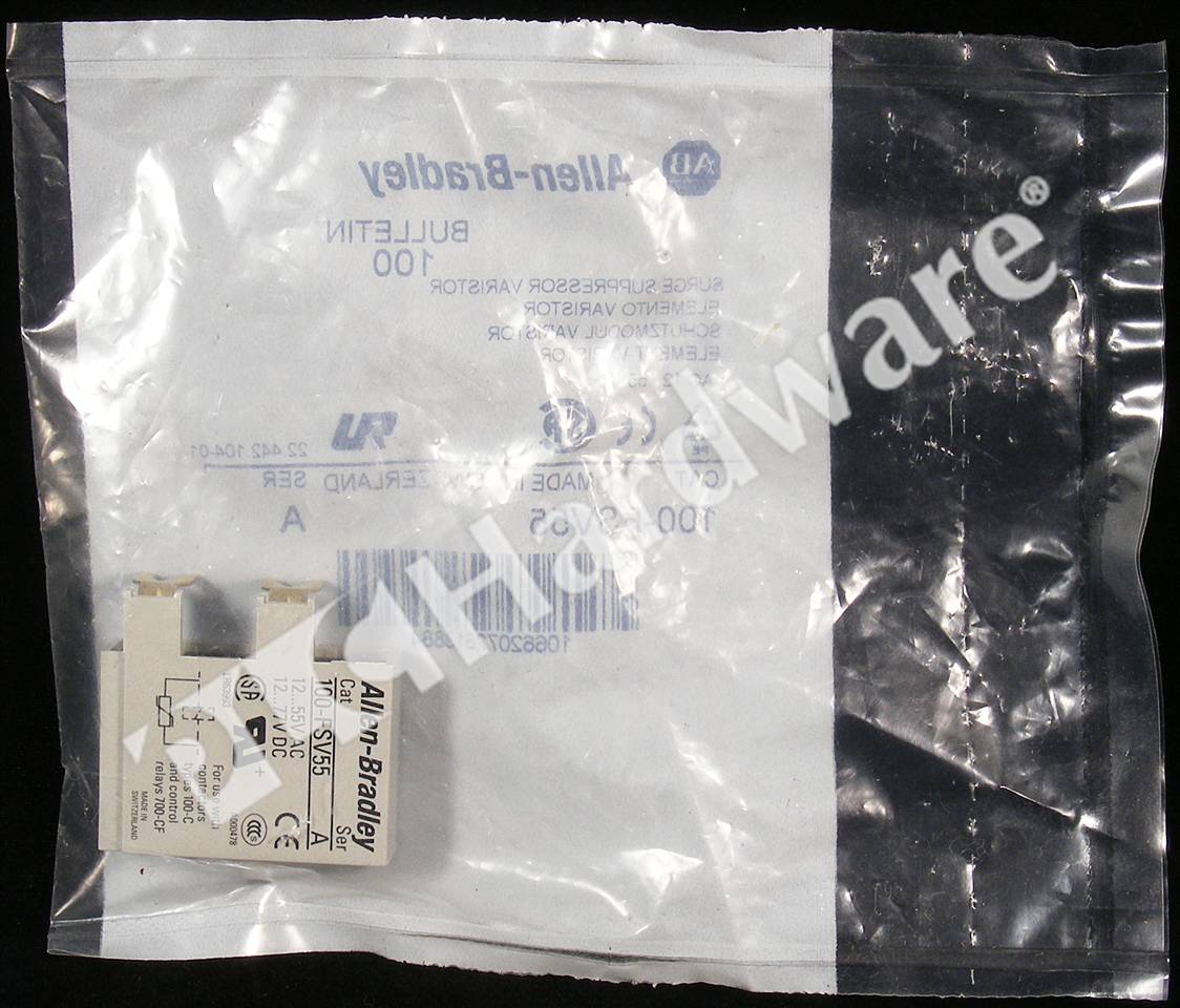 PLC Hardware - Allen Bradley 100-FSV55 Series A, Surplus Sealed Pre-owned