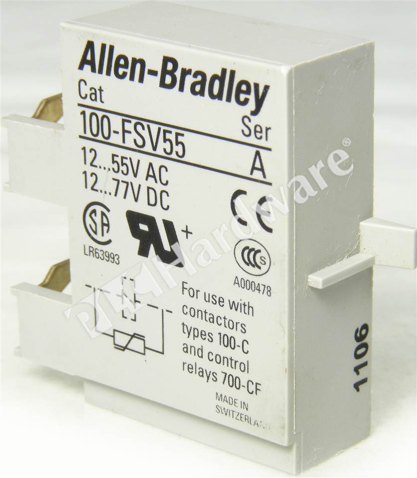 PLC Hardware - Allen Bradley 100-FSV55 Series A, Surplus Sealed Pre-owned