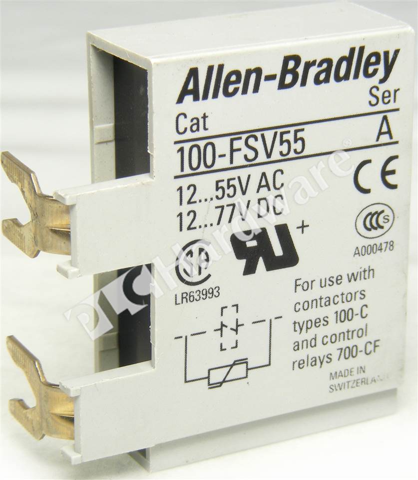 PLC Hardware - Allen Bradley 100-FSV55 Series A, Used PLCH Packaging