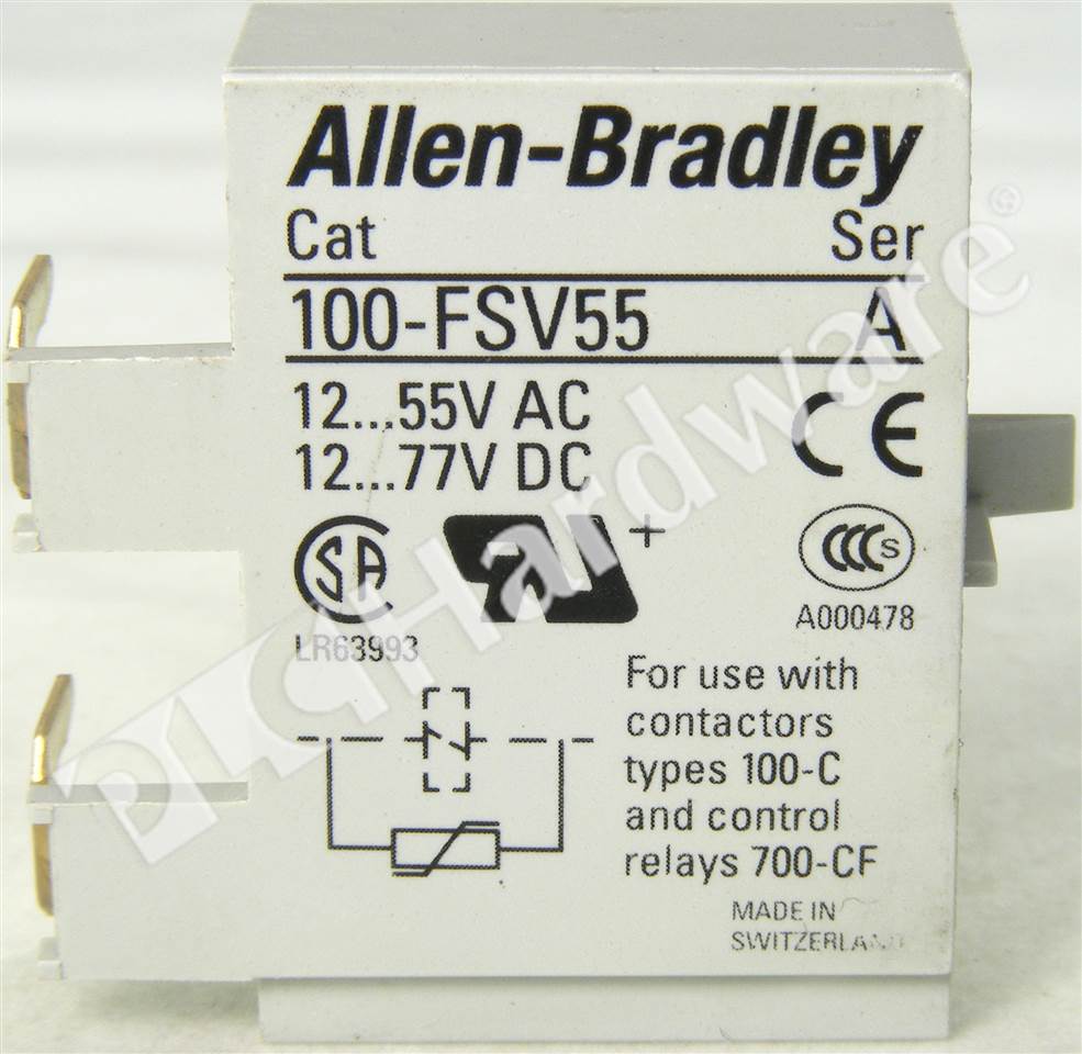 PLC Hardware - Allen Bradley 100-FSV55 Series A, Surplus Sealed Pre-owned