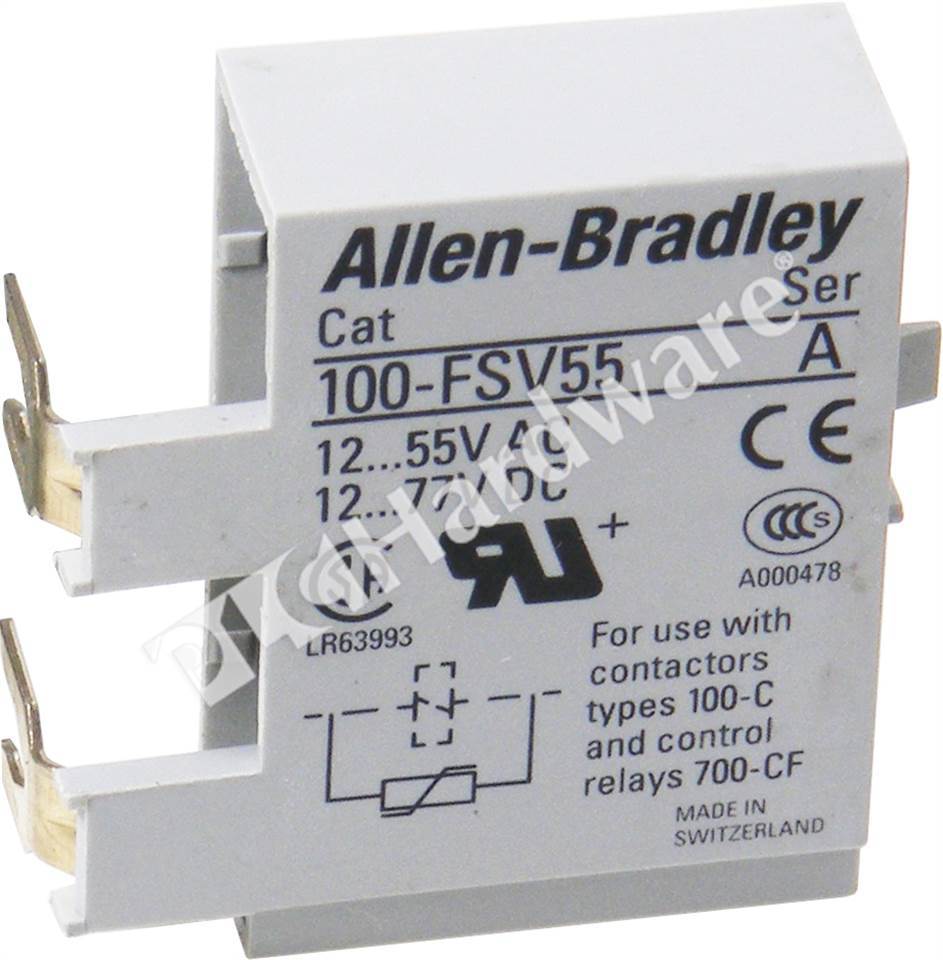PLC Hardware: Allen-Bradley 100-FSV55 Surge Suppressor, Varistor Module
