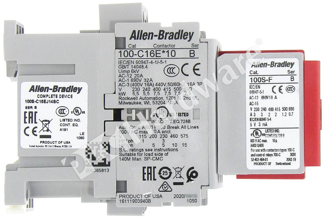 PLC Hardware - Allen Bradley 100S-C16EJ14BC Series B, Used PLCH Packaging