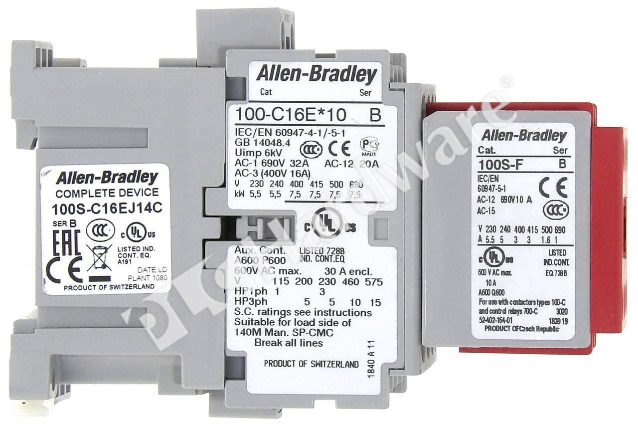 PLC Hardware - Allen Bradley 100S-C16EJ14C Series B, Surplus Open Pre-owned