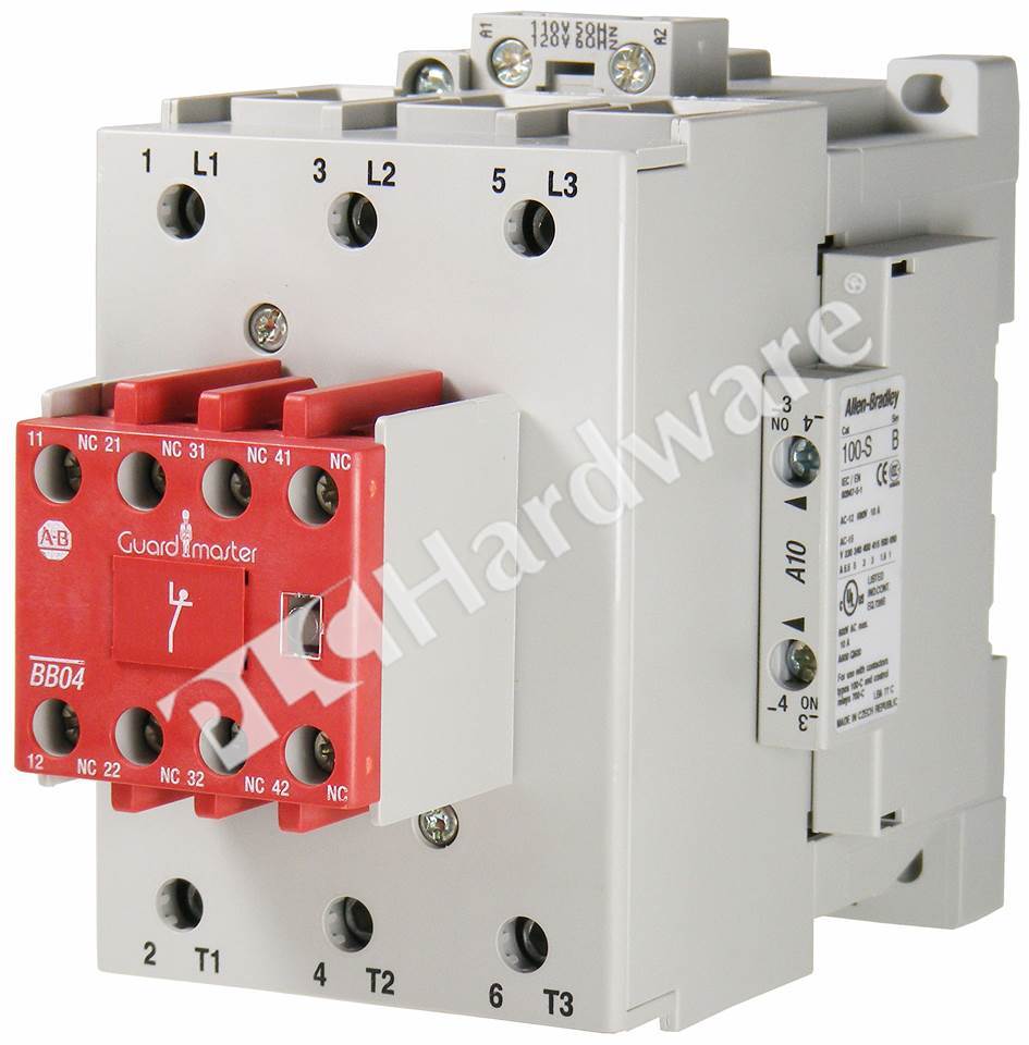 PLC Hardware: Allen-Bradley 100S-C60D14BC MCS 100S-C Safety Contactor, 60A