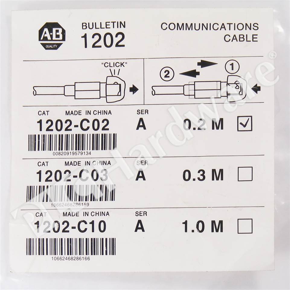 PLC Hardware: Allen-Bradley 1202-C02 DPI/ScanPort Shielded ...
