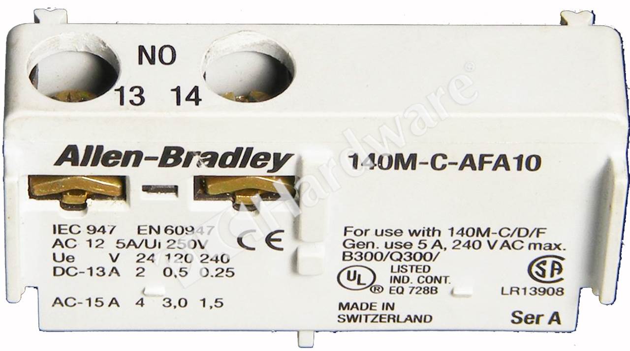 PLC Hardware - Allen Bradley 140M-C-AFA10 Series A, Used PLCH Packaging