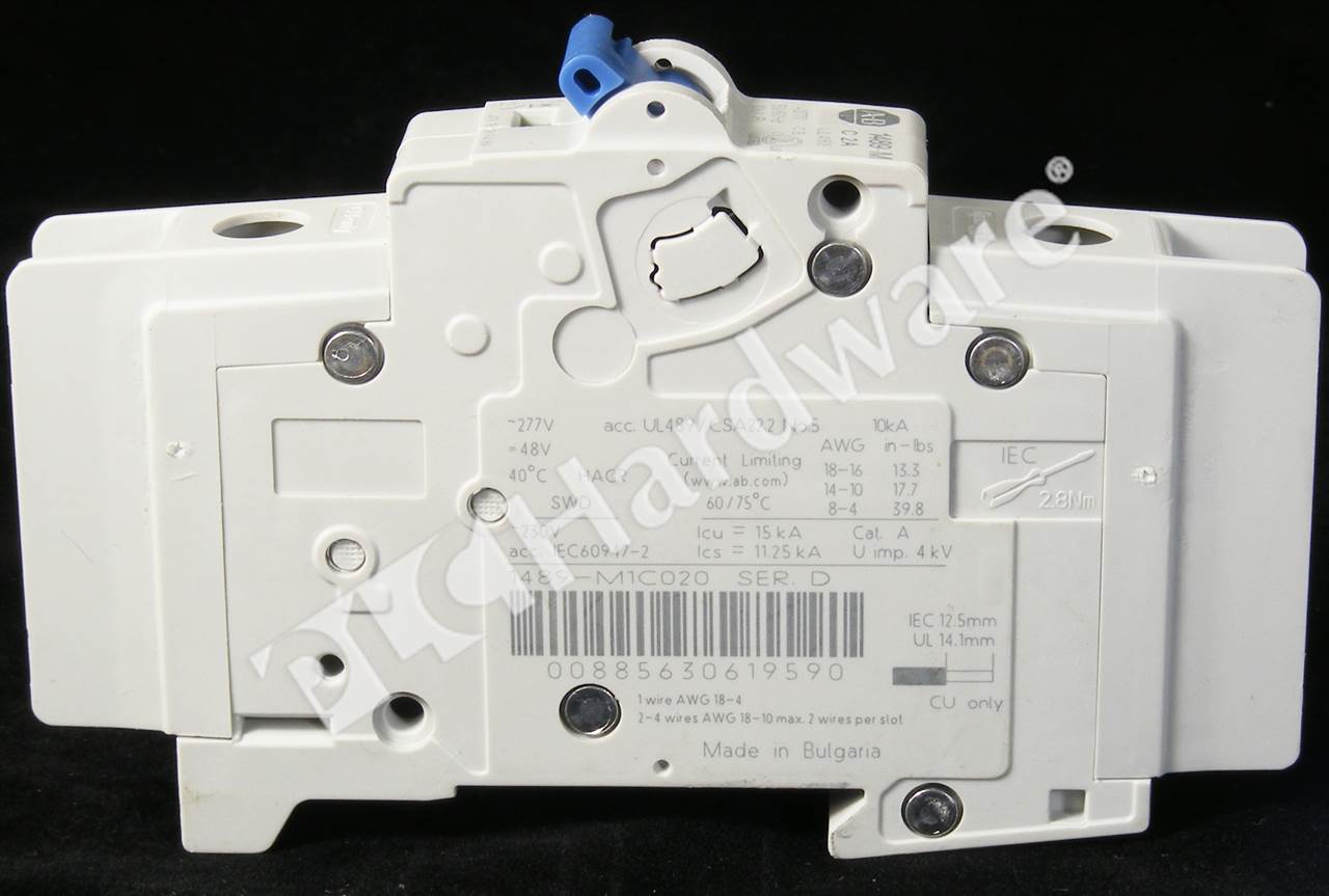 PLC Hardware - Allen Bradley 1489-M1C020 Series D, Used PLCH Packaging