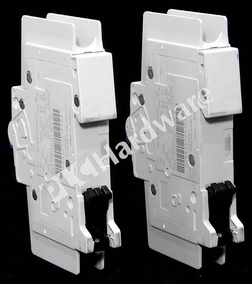 PLC Hardware: Allen-Bradley 1489-M1C200 Miniature Circuit Breaker, 1-P, 20A