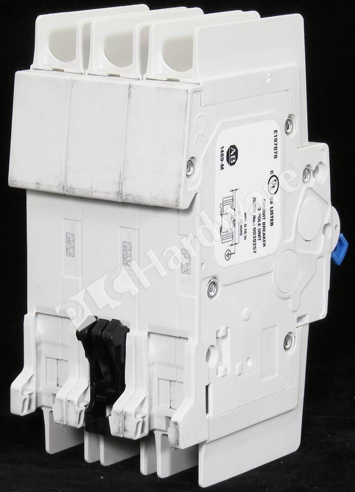 PLC Hardware: Allen-Bradley 1489-M3C200 Miniature Circuit Breaker, 3-P, 20A
