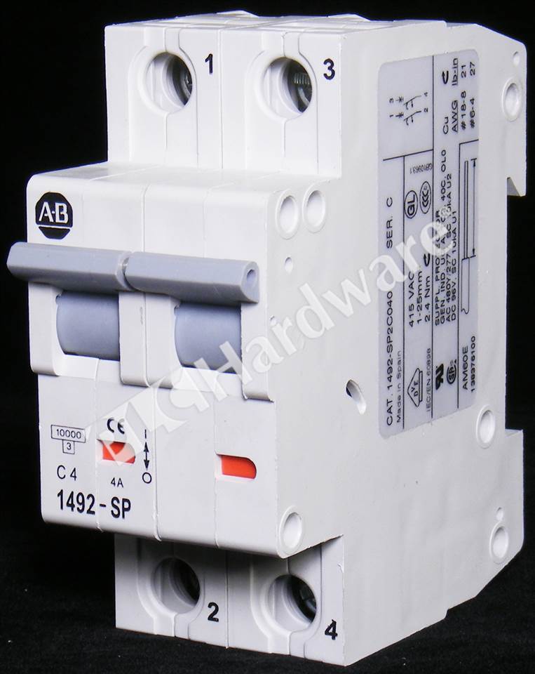 PLC Hardware: Allen-Bradley 1492-SP2C040 Supplementary Protector/Breaker