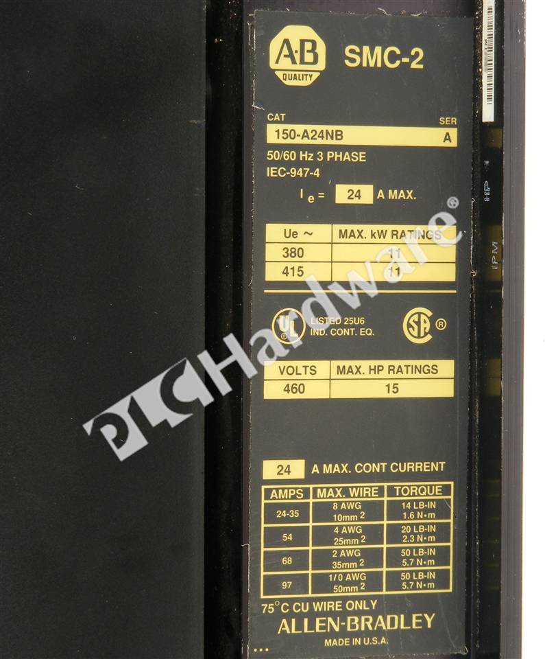 PLC Hardware - Allen Bradley 150-A24NB Series A, Used PLCH Packaging