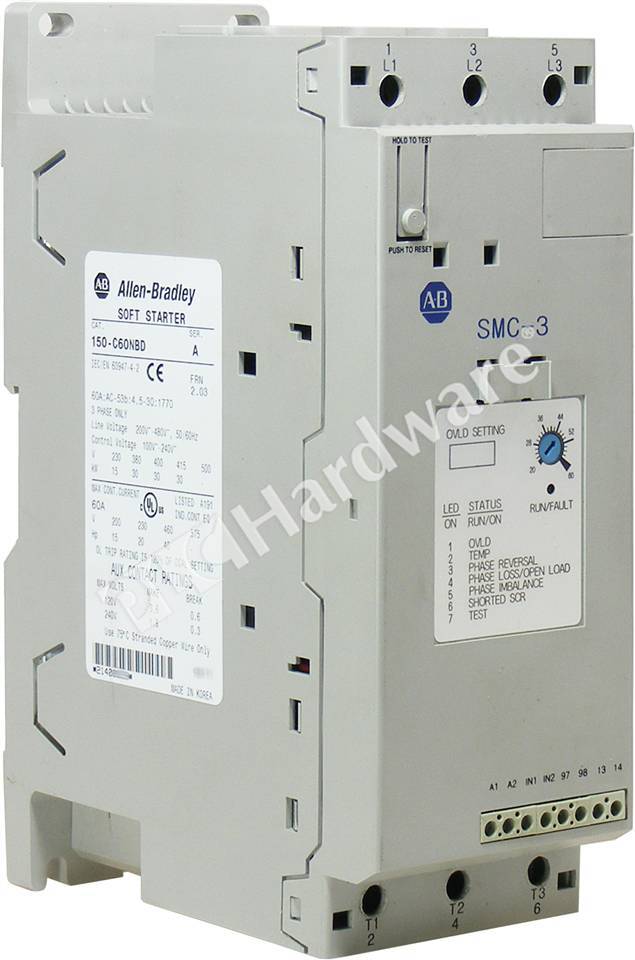 PLC Hardware - Allen Bradley 150-C60NBD Series A, Used PLCH Packaging