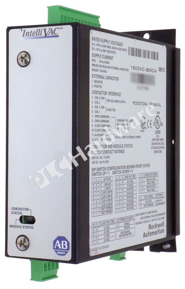 PLC Hardware - Allen Bradley 1503VC-BMC4 Series D, Used PLCH Packaging