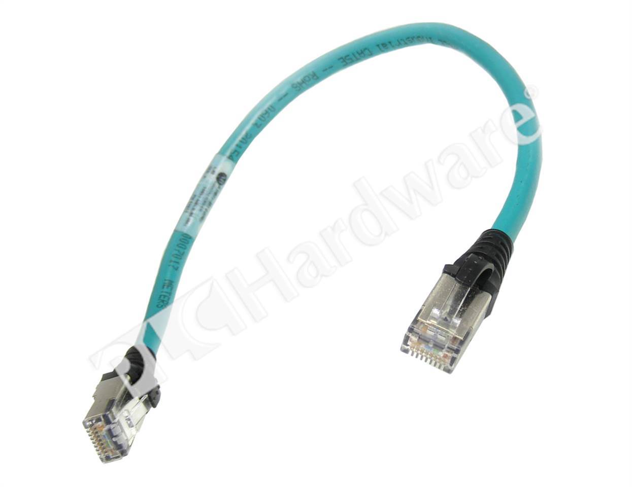 PLC Hardware: Allen-Bradley 1585J-M8CBJM-0M3 Ethernet Cable, 2 x RJ45, 0.3m