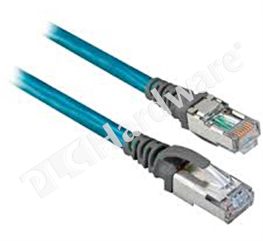 PLC Hardware: Allen-Bradley 1585J-M8CBJM-3 Ethernet Cable, 2 x RJ45, 3m