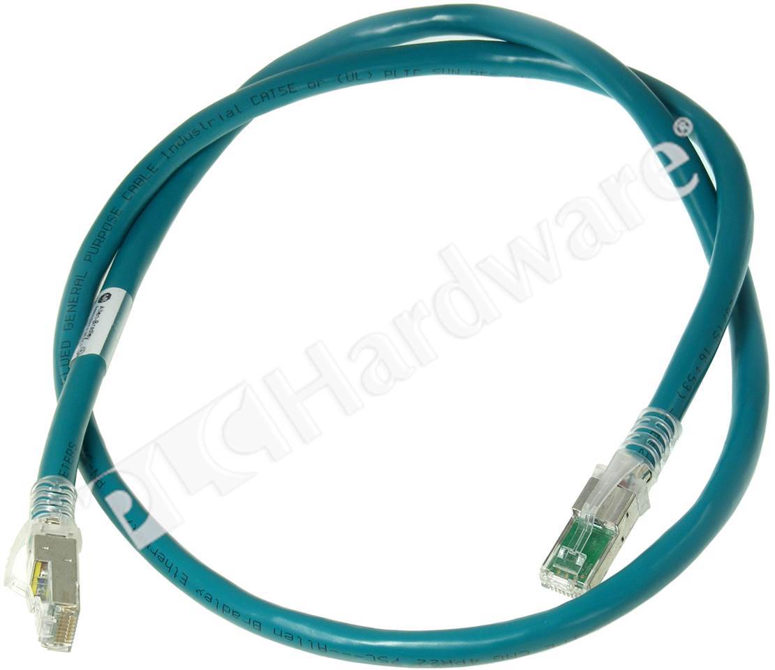 PLC Hardware: Allen-Bradley 1585J-M8HBJM-1 Ethernet Cable, 2 x RJ45, 1m