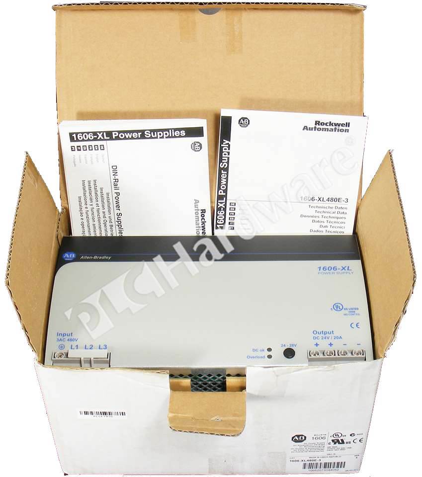PLC Hardware: Allen-Bradley 1606-XL480E-3 AC/DC Power Supply 24-28VDC ...