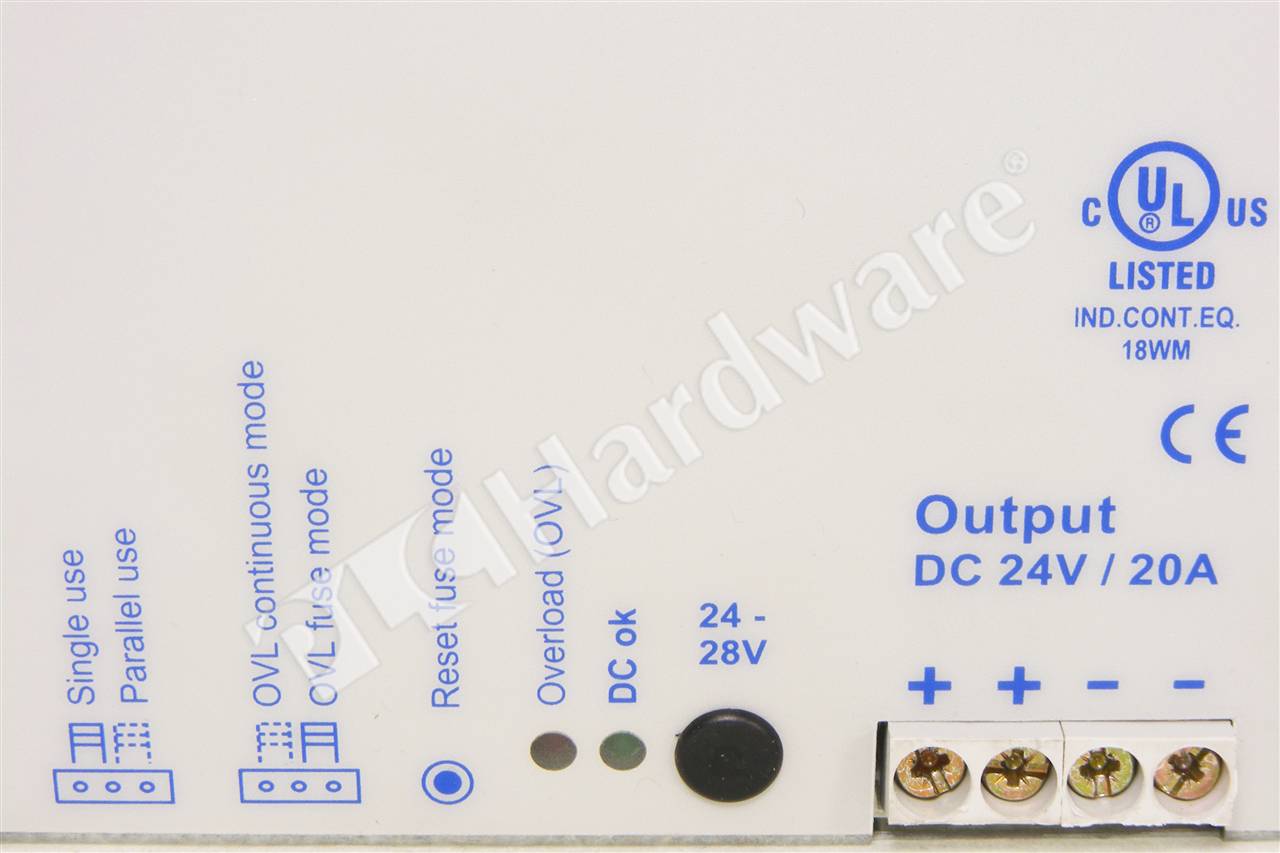 PLC Hardware - Allen Bradley 1606-XL480E-3W Series A, Used PLCH Packaging