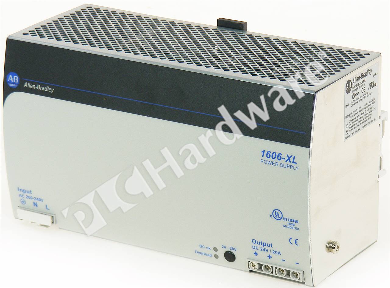 PLC Hardware - Allen Bradley 1606-XL480E Series A, Used PLCH Packaging