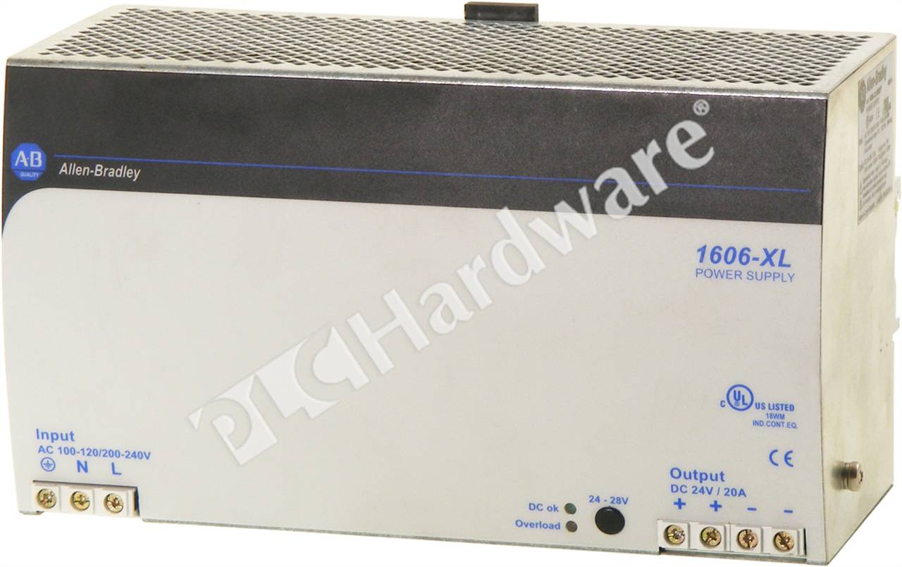 PLC Hardware: Allen-Bradley 1606-XL480EP AC/DC Power Supply 120/230V/24 ...