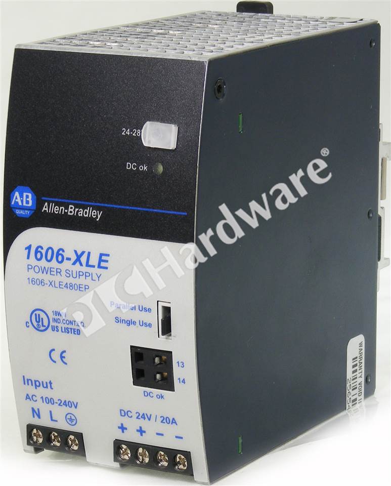 PLC Hardware - Allen Bradley 1606-XLE480EP Series A, Used PLCH Packaging
