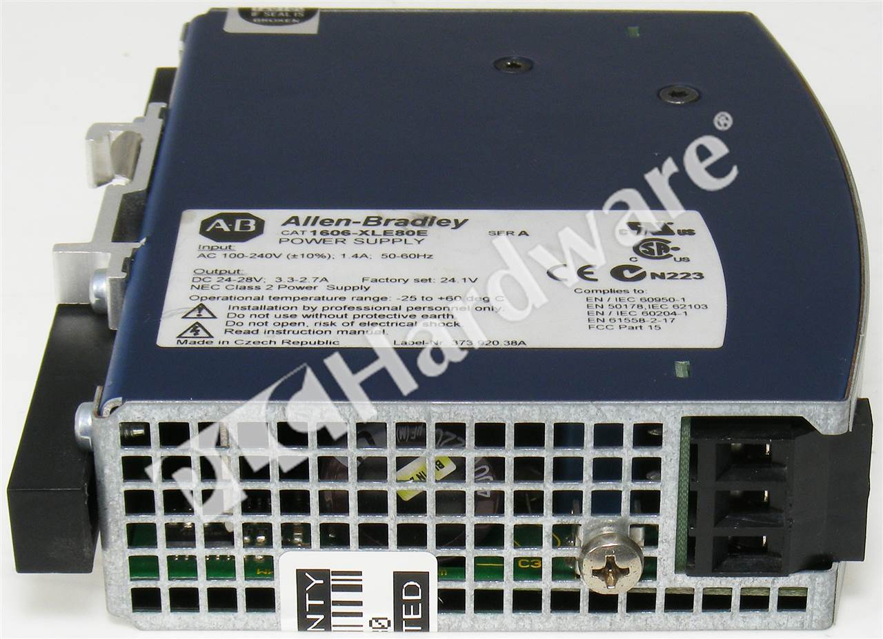 PLC Hardware - Allen Bradley 1606-XLE80E Series A, Used PLCH Packaging