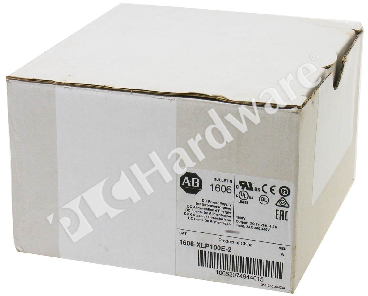 PLC Hardware: Allen-Bradley 1606-XLP100E-2 AC/DC Power Supply 380 ...