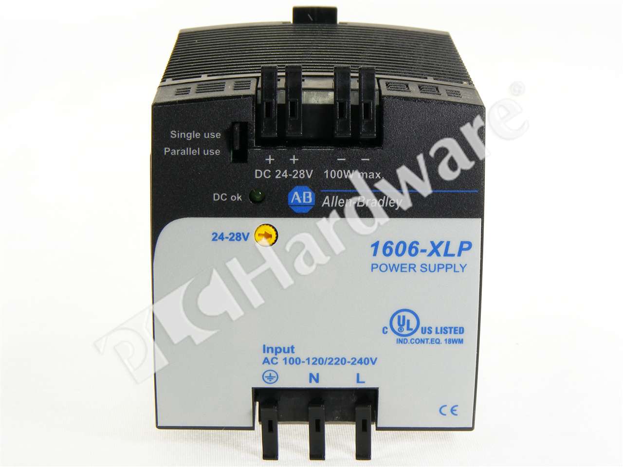 PLC Hardware - Allen Bradley 1606-XLP100E Series A, Used PLCH Packaging